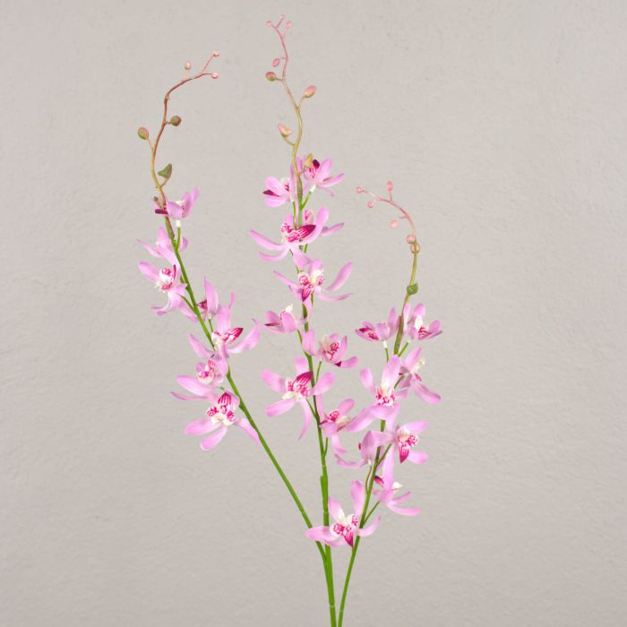 False flower branch Cymbidium orchid MONDEGO, pink-fuchsia, 3ft/95cm